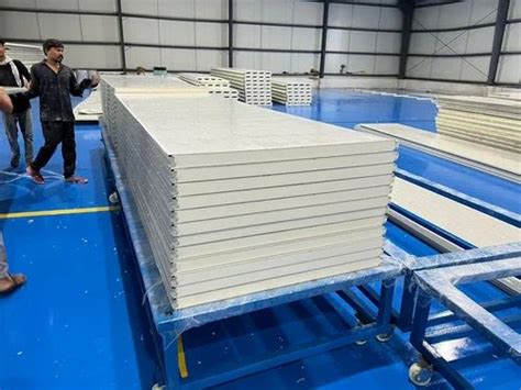 Galvanised Insulated Puf Wall Panel For Industrial Thickness 5 10mm