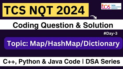 Tcs Coding Questions With Answers Day Dsa Series Latest
