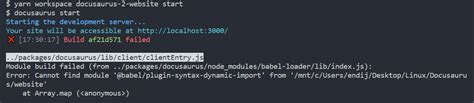 Cannot Find Module Babel Plugin Syntax Dynamic Import After