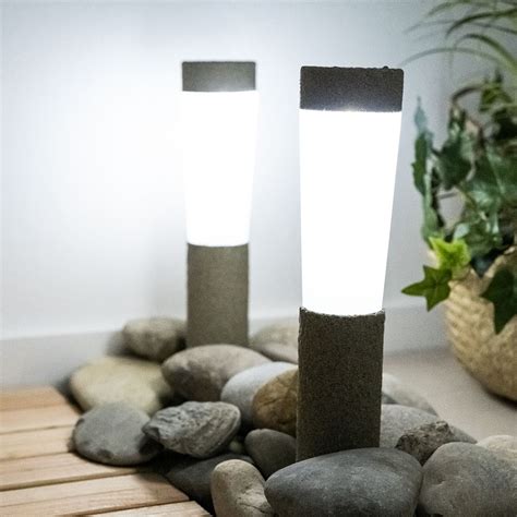 Solarlampen Garten Steinoptik Wegbeleuchtung Au En Solar Solarleuchten