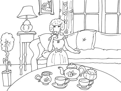Coloriage Salon 26 Coloriage Salon Coloriages Maison