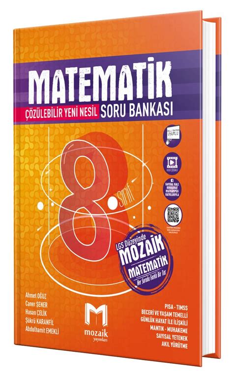 Mozaik Yayınları 8 Sınıf Matematik Soru Bankası Kitapİşler İşler