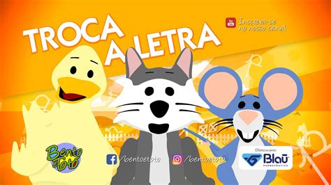 Bento e Totó Troca a Letra Desenho Infantil YouTube