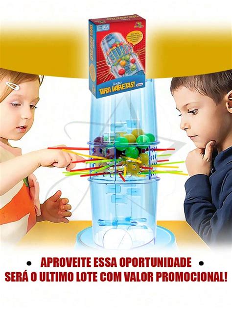Kit Brinquedos Infantis Tira Varetas Pinguim Quebra Gelo Jogos