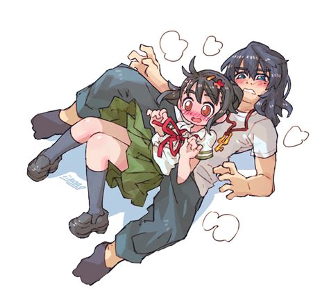 Iwato Suzume And Munakata Souta Suzume No Tojimari Drawn By Iikoao