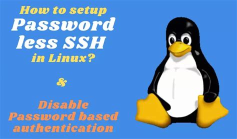 How To Setup Passwordless Ssh In Linux With Video Tutorial Linuxtechlab