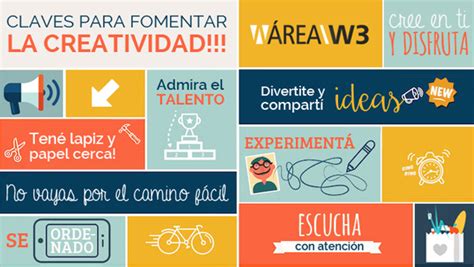 Claves para fomentar la creatividad Área W3