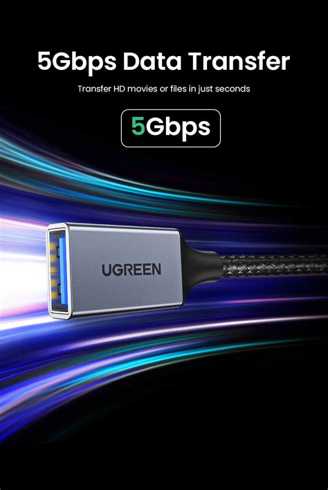 Ugreen USB 3 0 Cable USB Extension Cable Male To Female Data Cable