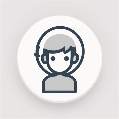 Premium Ai Image Vector User Basic Rounded Flat Icon