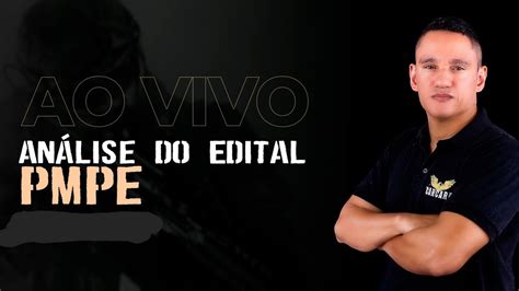 Saiu O Edital Da Pmpe An Lise Do Edital Youtube