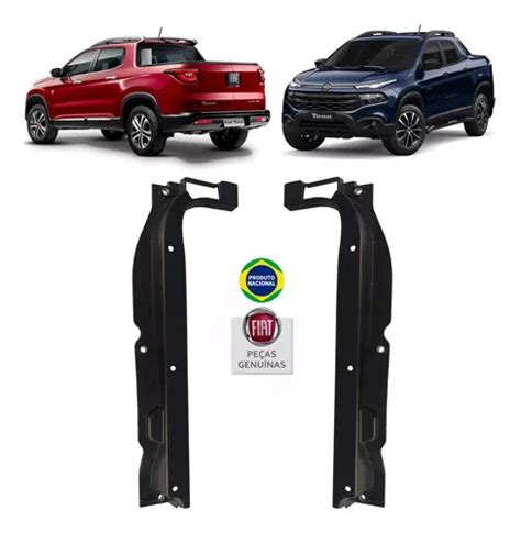 Par Moldura Da Tampa Traseira Original Fiat Toro 100240697 Frete grátis
