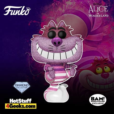 Revealed The BAM 2024 Diamond Cheshire Cat Funko Pop