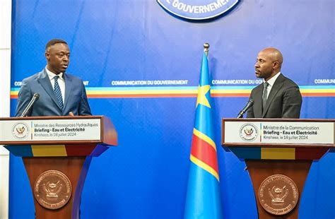 Am Lioration De Leau Et De L Lectricit En Rdc Les Nouvelles