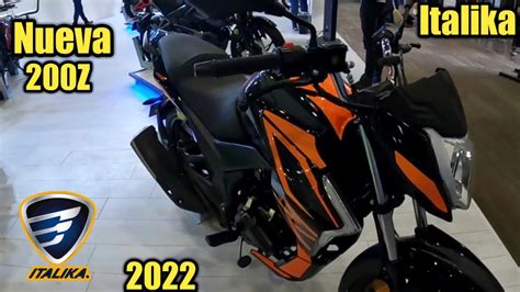 Nueva Italika 200Z 2022 Nuevo Color Detalles y Características