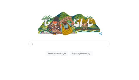 Google Rayakan Warisan Budaya Noken Papua Lewat Google Doodle Suara