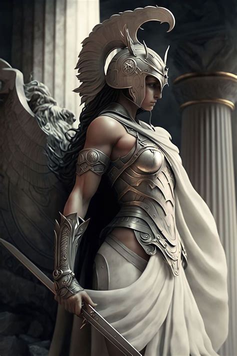 Mar Athena Art Greek Mythology Digital Art Greek Gods