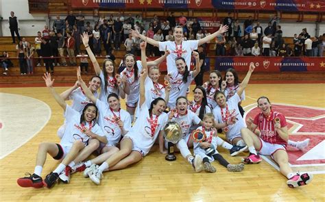 Košarkašice Crvene zvezde ponovo šampionke Srbije 34 titula u
