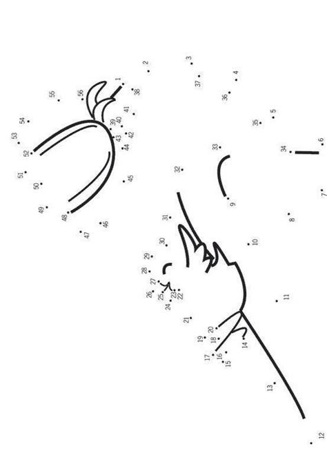 Coloriage Dessin points à relier facile dessin gratuit à imprimer