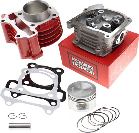 Części motocyklowe Power Force Cylinder Głowica Skuter 4T Zipp Quest
