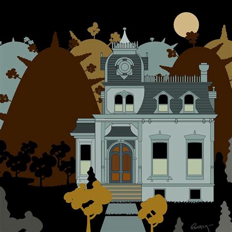 Victorian Haunted House Digital Art By James Hindermeier Pixels