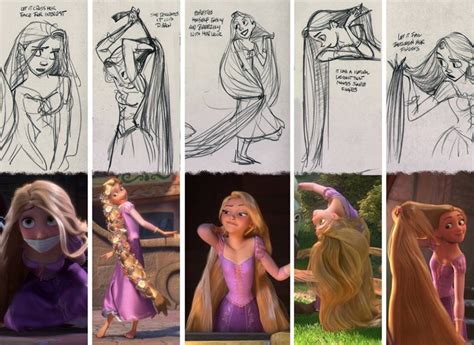 Glenn Keane S Concept Art Of Rapunzel S Hair Princesas De Disney Foto