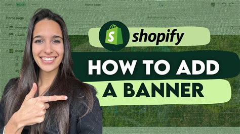 How To Add A Banner On Your Shopify Website Beginner Shopify Tutorial