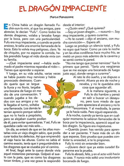 Cuento El Dragon Impaciente Cuentos Infantiles Largos Minicuentos