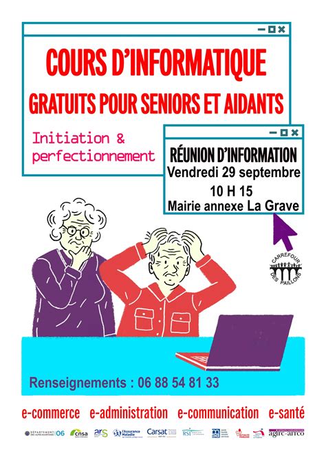 L Informatique Pour Les Seniors Mairie De Peille