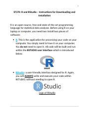 R And Rstudio Installation Guide For Windows And Macos Course Hero