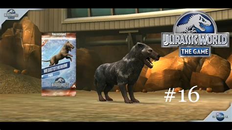 Megistotherium Event Jurassic World The Game Youtube