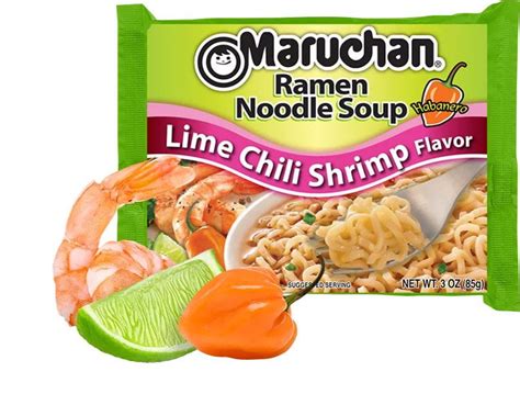 Packs Maruchan Lime Chili Shrimp Instant Ramen Oz Walmart