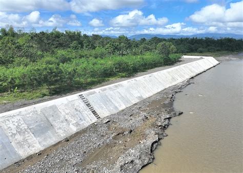 Flood Control Structures Built For Riverside Communities In Central