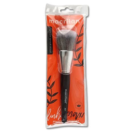 Pincel A01 profissional grande para pó Macrilan Linha Max Macrilan