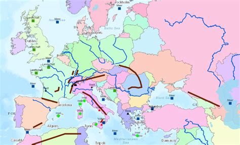 Topo Europa Diagram Quizlet