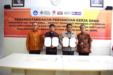 Penandatanganan Kerjasama Antara Program Studi Teknik Kimia Institut