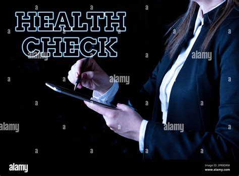 Writing Displaying Text Health Check Business Showcase Medical