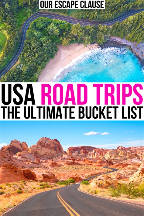 25 Best Road Trips In The USA Itinerary Ideas Tips Road Trip Fun