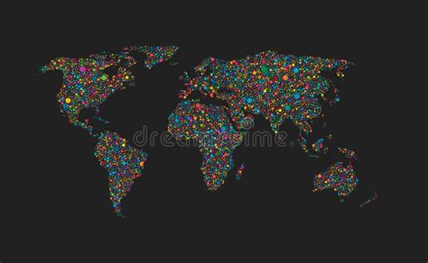 Plantilla Vectorial De Mapa Mundial Gr Fico De Informaci N Mundial
