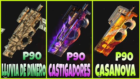 NUEVA P90 LLUVIA DE DINERO VS P90 CASANOVA VS P90 CASTIGADORES CUAL ES