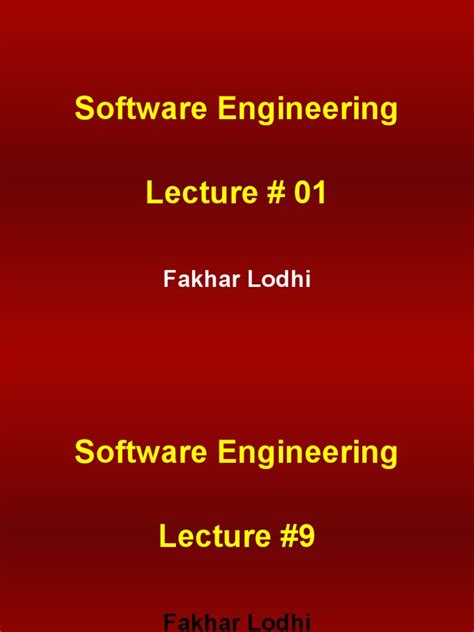 software engineering i cs504 power point slides lecture 01 pdf