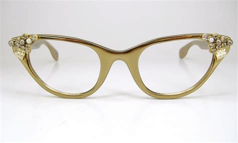 RESERVED Vintage Tura Cat Eye Eyeglasses Frame With Pearls And Etsy