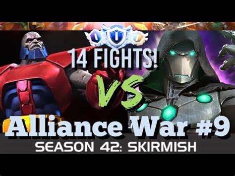 MCOC Alliance War Season 42 War 9 14 FIGHTS Terrax Vs