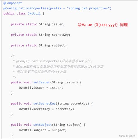 configurationproperties value给静态变量注入无效，结果为null value注入为null configurationproperties csdn博客