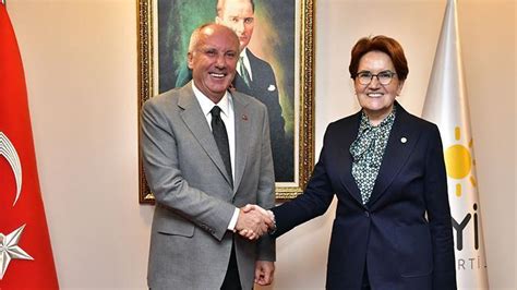 Memleket Partisi Genel Başkanı Muharrem İnce Meral Akşener ile görüştü