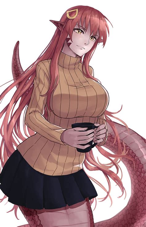 Hd Wallpaper Monster Musume No Iru Nichijou Big Boobs Long Hair