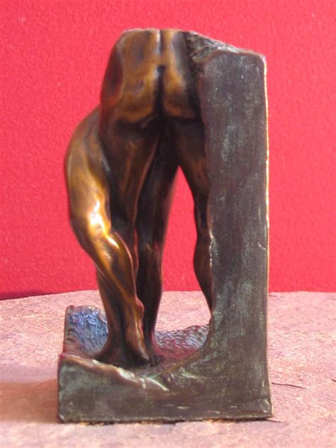 L Abbraccio Bronze Maquette Naked Sculpture ArtParkS