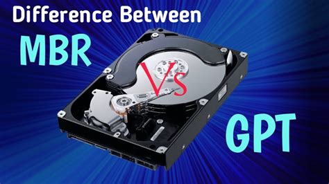 Difference between MBR and GPT एमबआर और जपट क बच अतर what is