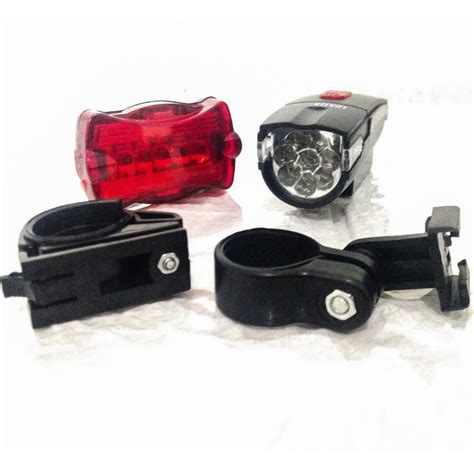 Kit Lanterna Bicicleta Ultra Luz Led Bike Farol Traseiro OTIMOS PRODUTOS
