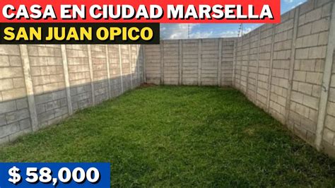 Bonita Casa En Venta En Ciudad Marsella En San Juan Opico El Salvador
