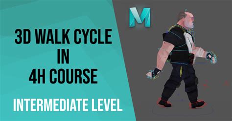 D Walk Cycle Animation Course Maya Cristina Teaching Art